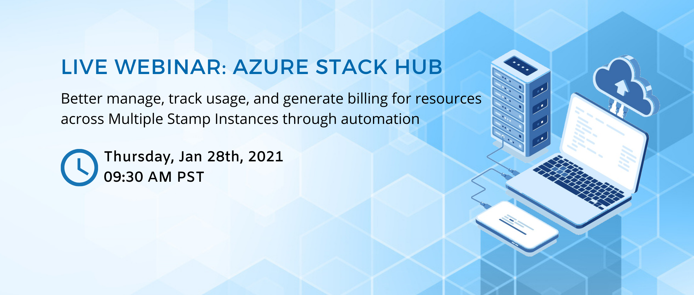 Live Webinar | Azure Stack Hub Multi-Stamp Management and Billing